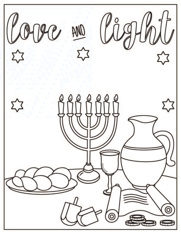 Fun Hanukkah Coloring Pages for the Whole Family - A Dime Saved